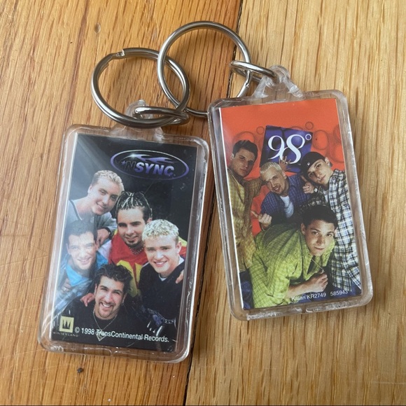 Accessories | Vintage 1998 Boy Band Key Chains | Poshmark